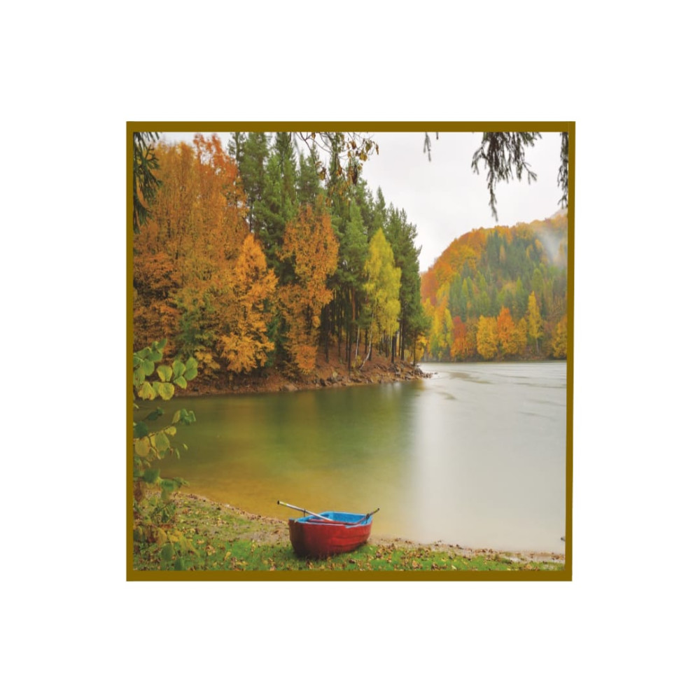 Panou radiant infrarosu DRAGUS, imprimat imagine Barca 60/60cm 300W ...